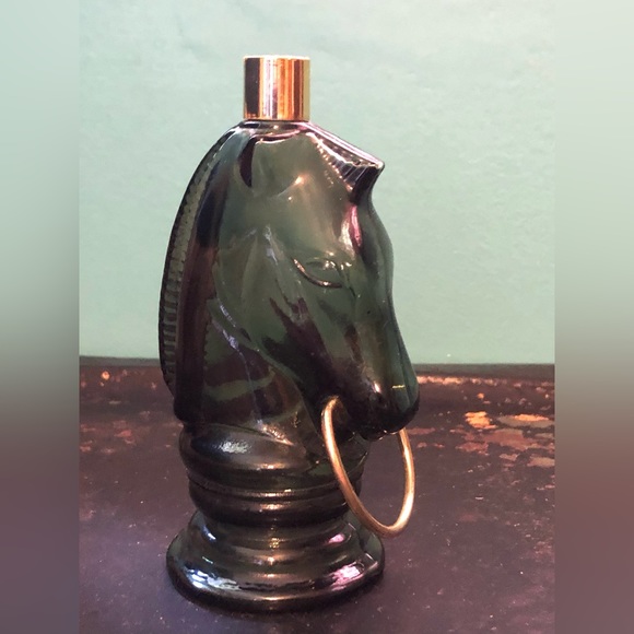 Avon | Accents | 87 Avon Vintage Cologne Bottle Glass Horse Bust Ring ...